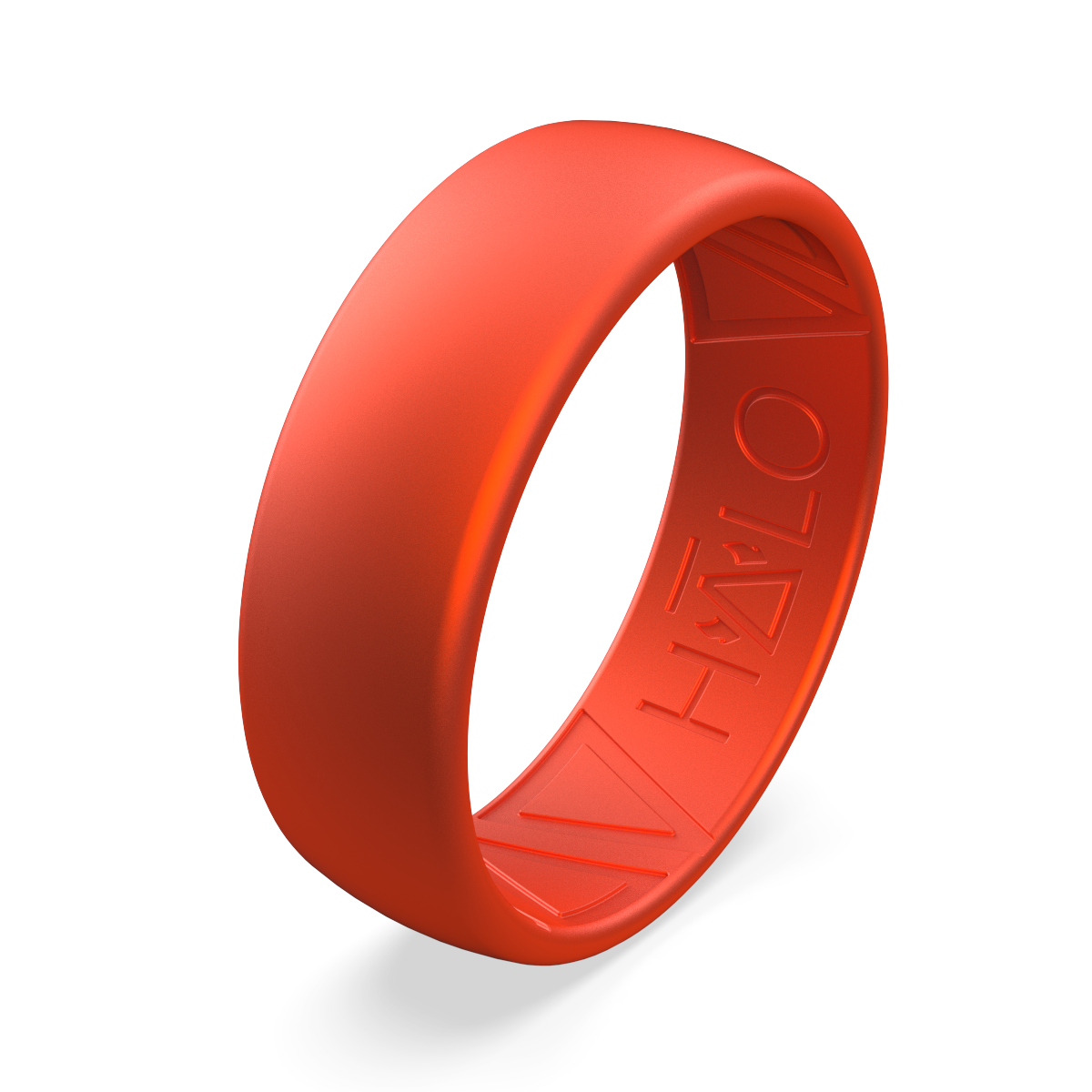 My HALO Ring | Red Flame | Bright Red Silicone Rings – MyHaloRing